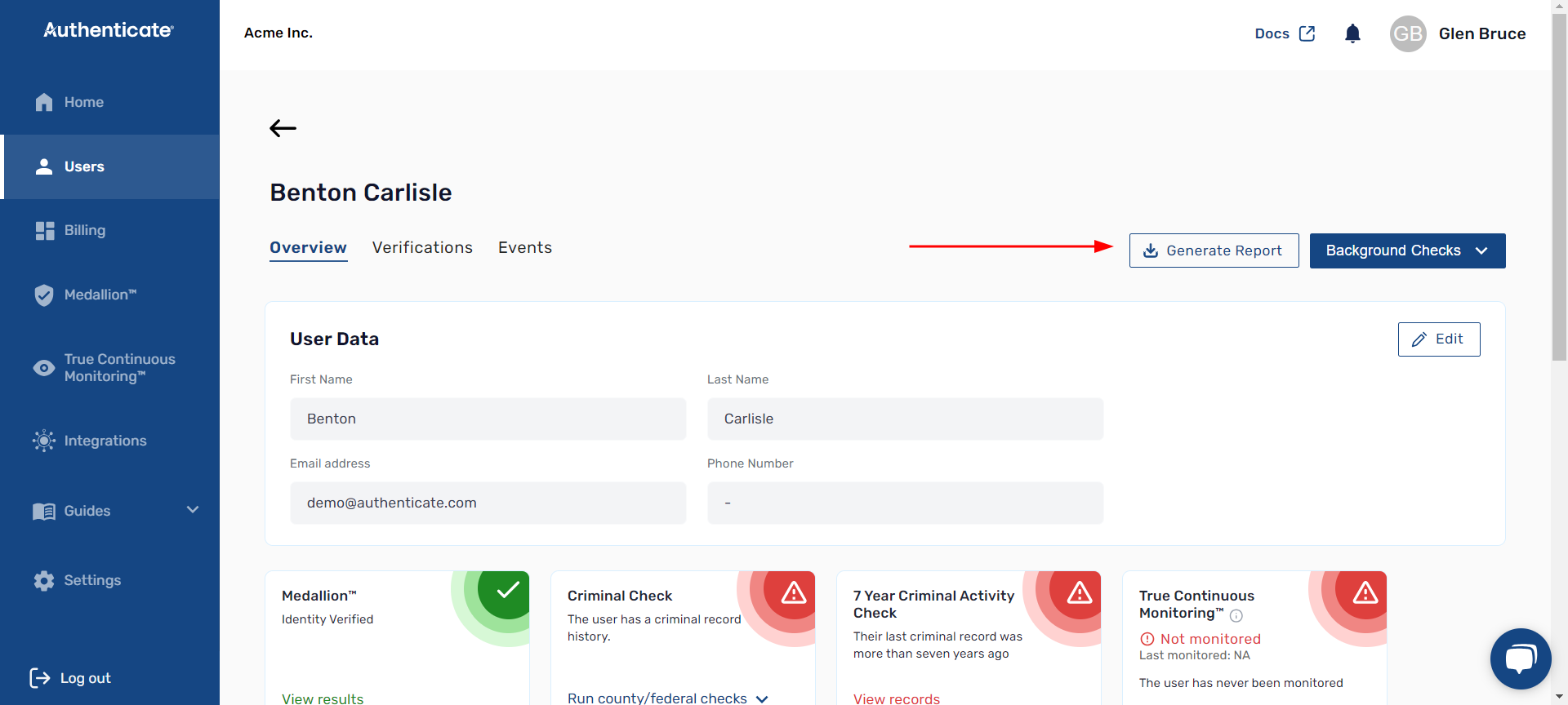 Government ID Verification
