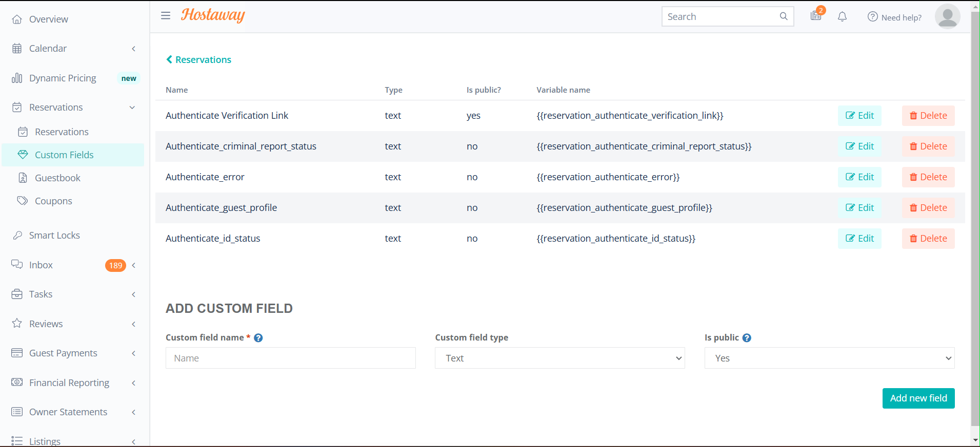 How to connect Hostaway with Authenticate?